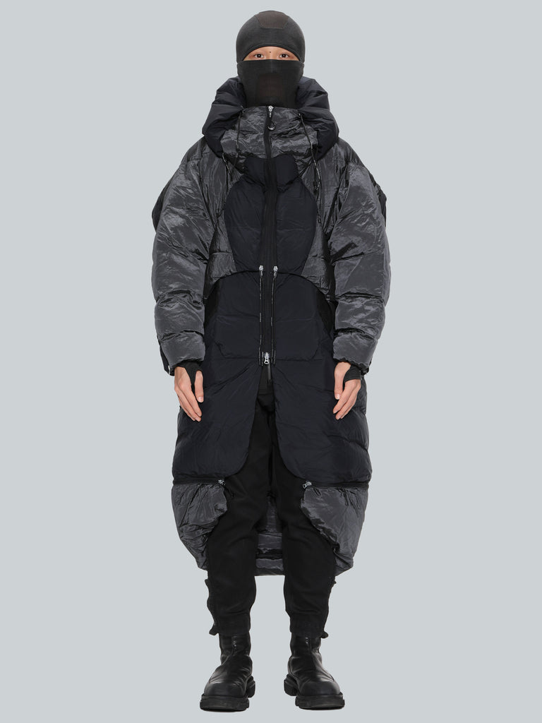 AS / Multiform Cocoon-Style Down Robe – HAMCUS