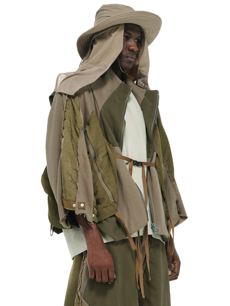 DUNE RAIDERS MULTI LAYERED CROPPED JACKETS/PONCHO – HAMCUS