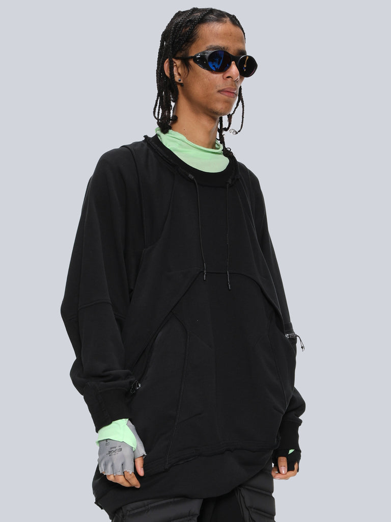 Geo Vent-Panel Layer Pullover – HAMCUS